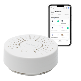 Domos Sensor de Humo, temperatura y sirena incoporada